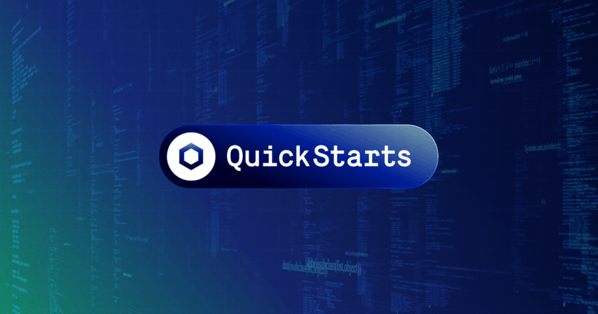 Chainlink Dev Hub | QuickStarts